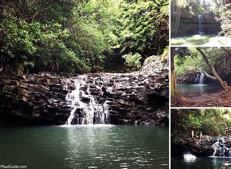 Twin Falls Maui Map Photos And Hawaii Information