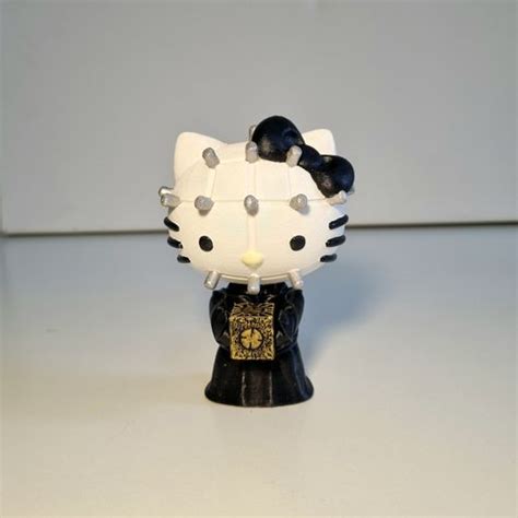 3d Print Hello Kitty Pinhead Hellraiser • Made With Ender V3 Neo・cults