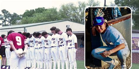 Ash Baseball Teams Hold Prayer Tribute For Collin Lacaze