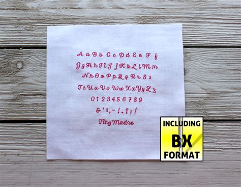 Tiny Madre Font · Omas Place Machine Embroidery Designs