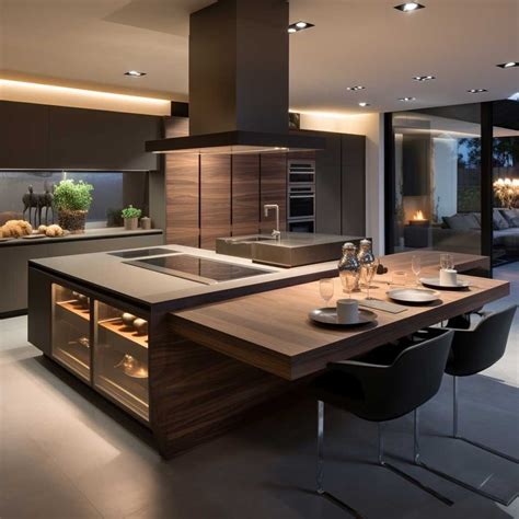 Pin By Melody Si On Einrichtung Modern Kitchen Island Design