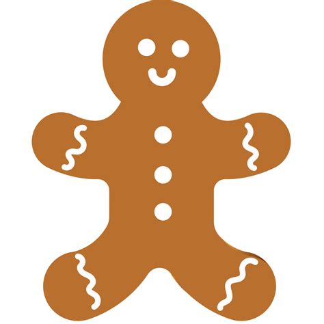 Gingerbread Flat Icon 35516024 Png