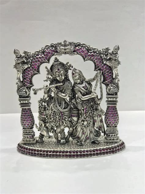 Square Ruby Silver Idols Size 5 Inch At Best Price In New Delhi Id 2849754710130