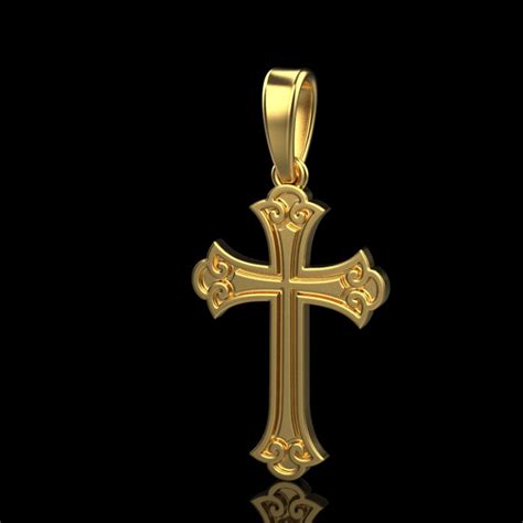 3d Printable Ornament Cross Model 1 By Shavarsh