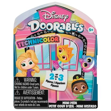 Disney Doorables Neon Pop Peek Black Light Reveal Mystery Collectible