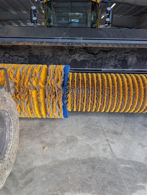 New Broom Core Left Side Compared To Old Core Right Side After A