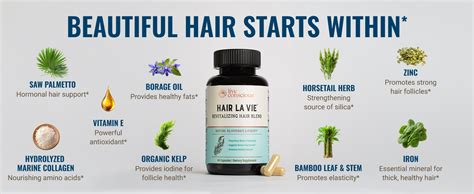 Hair La Vie Live Conscious Revitalizing Blend Hair Growth Vitamins For Women To