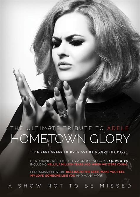 Adele Tribute Act Natalie Black Shout Entertainment