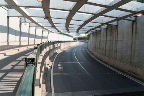 Premium Photo The Passageway In The City Perspective Background A