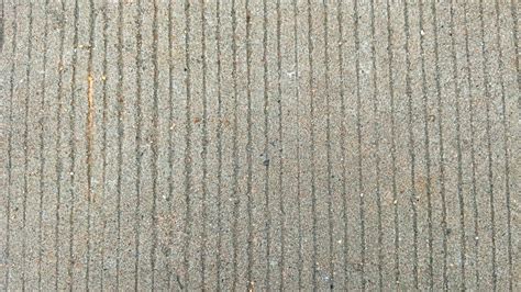 Concrete Road With Anti Slip Lines Seen Close Up Concrete Road Surface