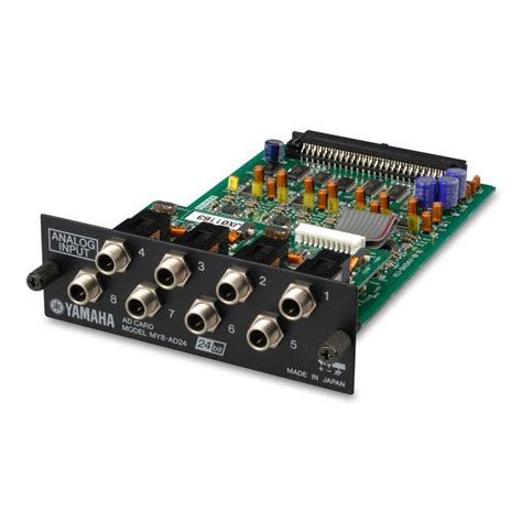 Analog Cards Overview Interfaces Professional Audio Products Yamaha Music Australia