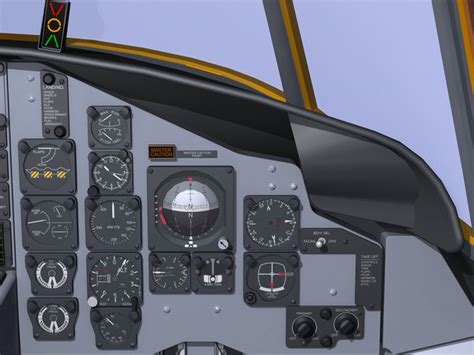 3d Model E 2c Hawkeye Cockpit E 2