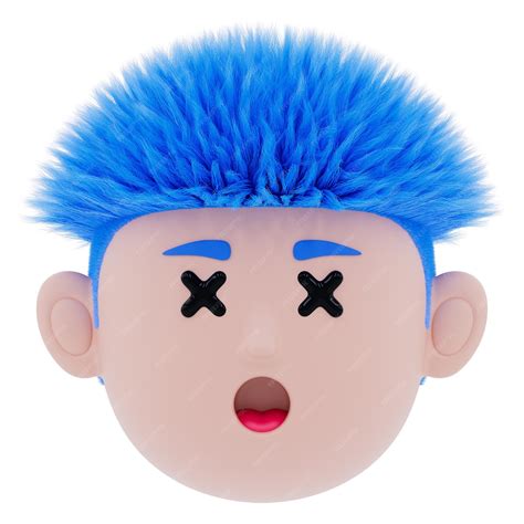 Premium Photo Dead Face Emoji 3d Icon