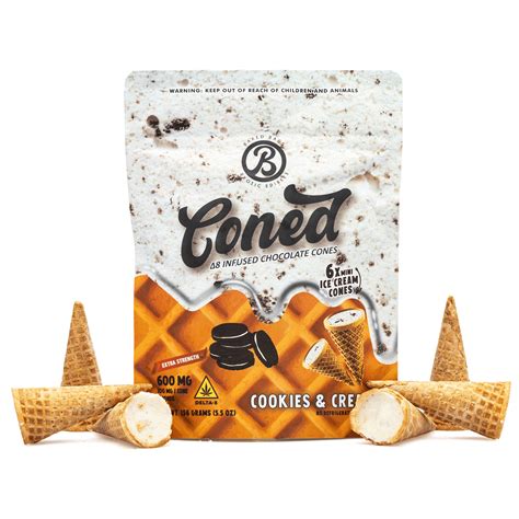 Shop Baked Bags Delta 8 Thc Coned Milk Chocolate 600 Mg Total Delta