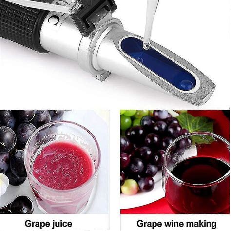 Alcohol Refractometer For Spirit Alcohol Volume Percent Measurement With Automatic Temperature