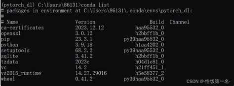 Pytorch安装、配置环境（全网最新最全） Csdn博客
