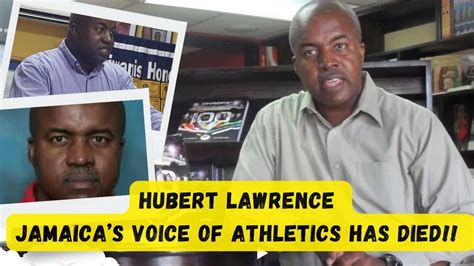 Hubert Lawrence Jamaicas Voice Of Athletics Has Died Jamaica Athletics Youtube