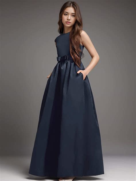 Teen Girl Blue Long Dress Formal Dress For Birthday Parties And