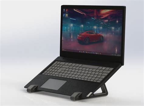 Lenovo IdeaPad Laptop Stand By Piksel Download Free STL Model Printables Com