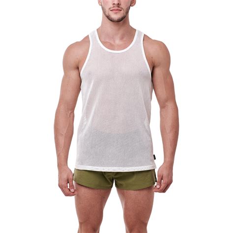 White Tank Top Men