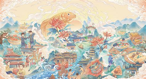 泉州印象 城市插画知秋zi 站酷zcool