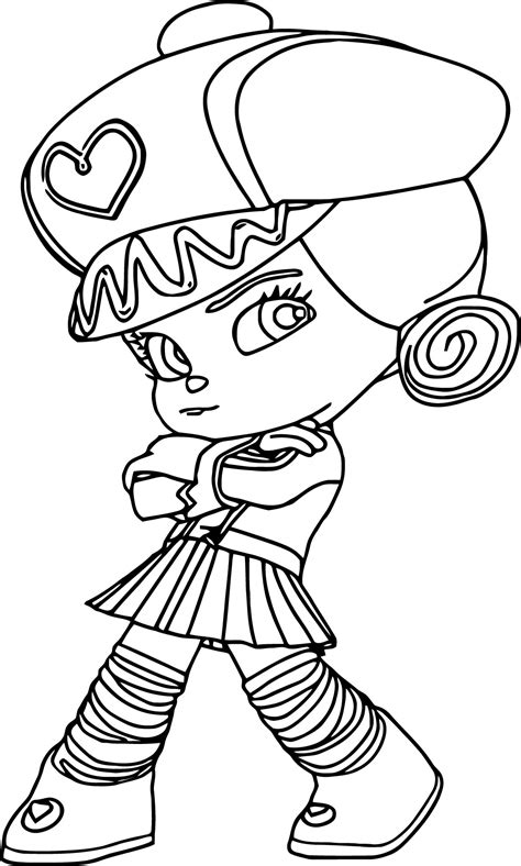 Vanellope Coloring Pages At Free Printable Colorings