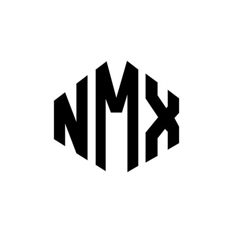 Nmx Letter Logo Design With Polygon Shape Nmx Polygon And Cube Shape