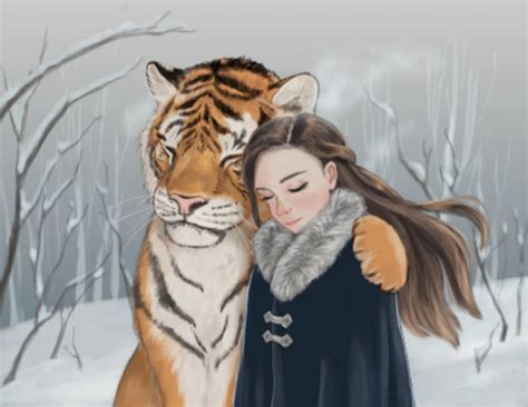 Tiger And Girl Hugging By Mohamme On Deviantart
