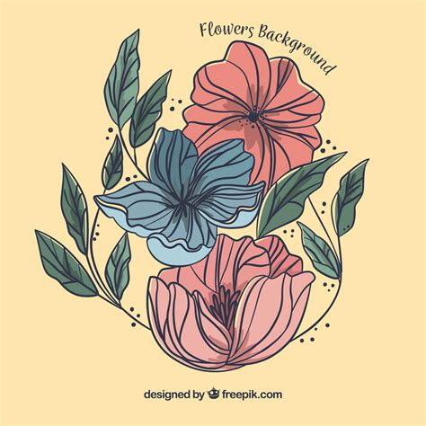 Como Dibujar Una Flor Bonita De Forma Fácil Y Rápida Youtube