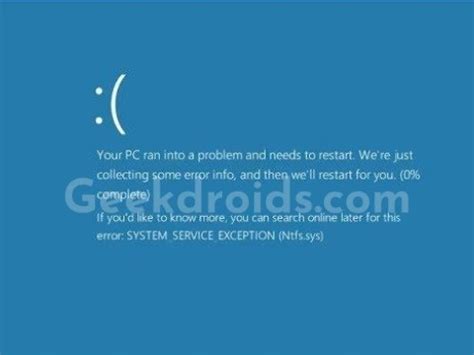 How To Fix System Service Exception On Windows GeekDroids