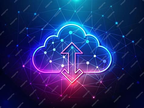Imagery Of An Innovative Future In Cloud Computing Premium Ai