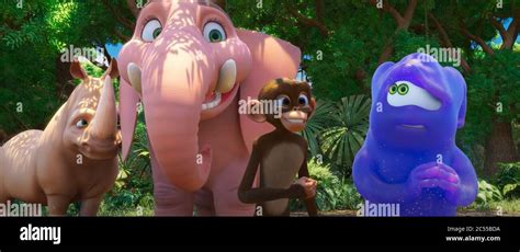Jungle Beat The Movie From Left Rocky Voice David Menkin Trunk