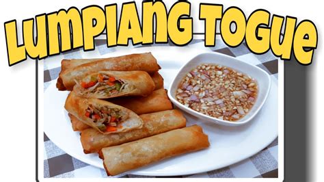 Lumpiang Togue Lumpiang Gulay Vegetable Spring Roll Lumpiangtogue
