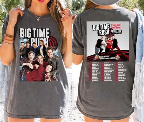 Big Time Rush In Real Life Worldwide Tour 2025 Shirt