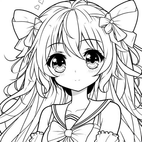 פאזל של דמות אנימה חמודה לצביעה אונליין יויו