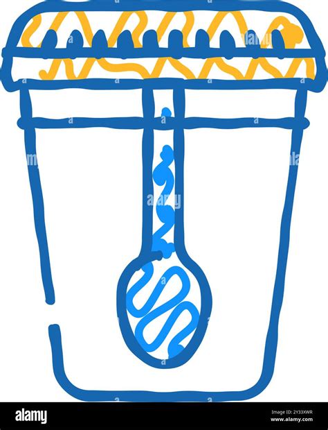 Medical Plastic Package Icon Doodle Illustration Stock Vector Image