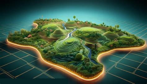 Terra Infinity Map Premium Ai Generated Image