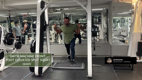 Smith Machine Split Squat