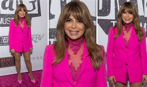 Paul Abdul Shows Off Ageless Figure In Skimpy Hot Pink Outfit Big