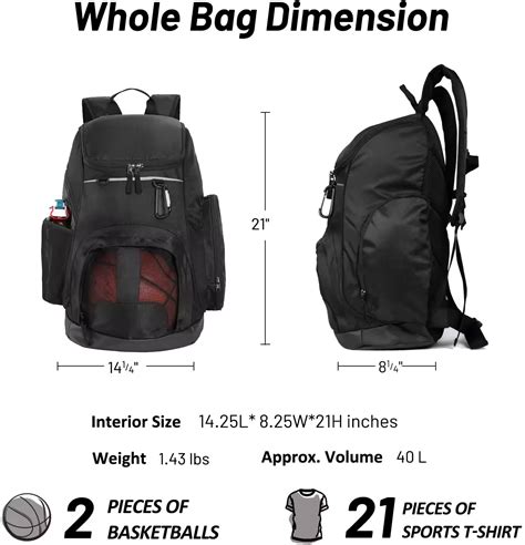 Water Resistant Large Sports Bag Custom Soccer Volleyball Basketball
