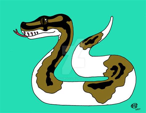 Ball Python Piebald By Weirdbuglady On Deviantart