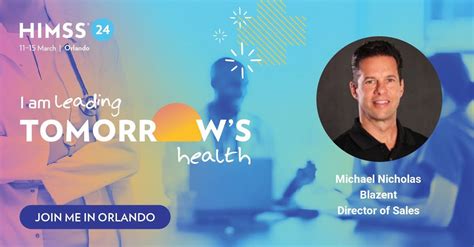 Michael Nicholas On Linkedin Himss24