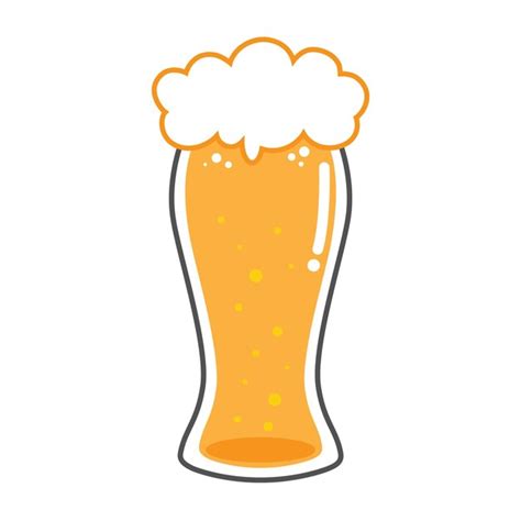 Premium Vector Pilsner Glass Of Beer Icon Vector Image