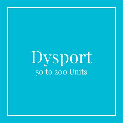 Dysport 100 Or 200 Units Renewalmd