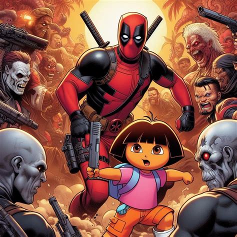 Dora And Deadpool R Weirddalle