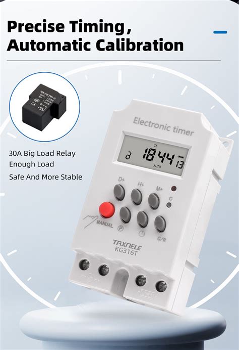 Kg316t Ii Timer Switch Ac220v 25a Din Rail Digital Programmable