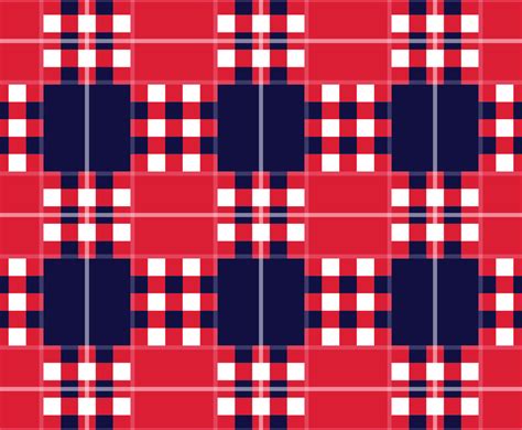 Red And Navy Blue Buffalo Plaid Seamless Pattern Vector Art And Graphics