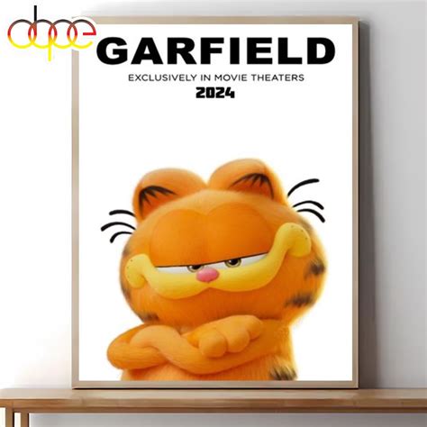 The Garfield Movie Poster Wall Art Canvas
