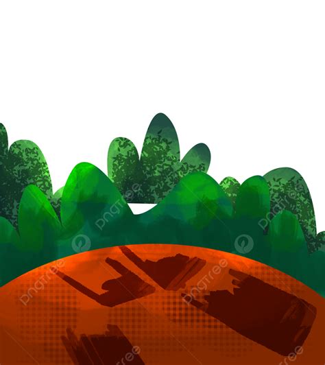 Greenery Clipart Vector Greenery Green Plant Small Trees Png Image