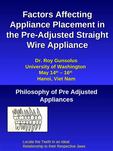 Factors In Bracket Placement Hanoi Pdf
